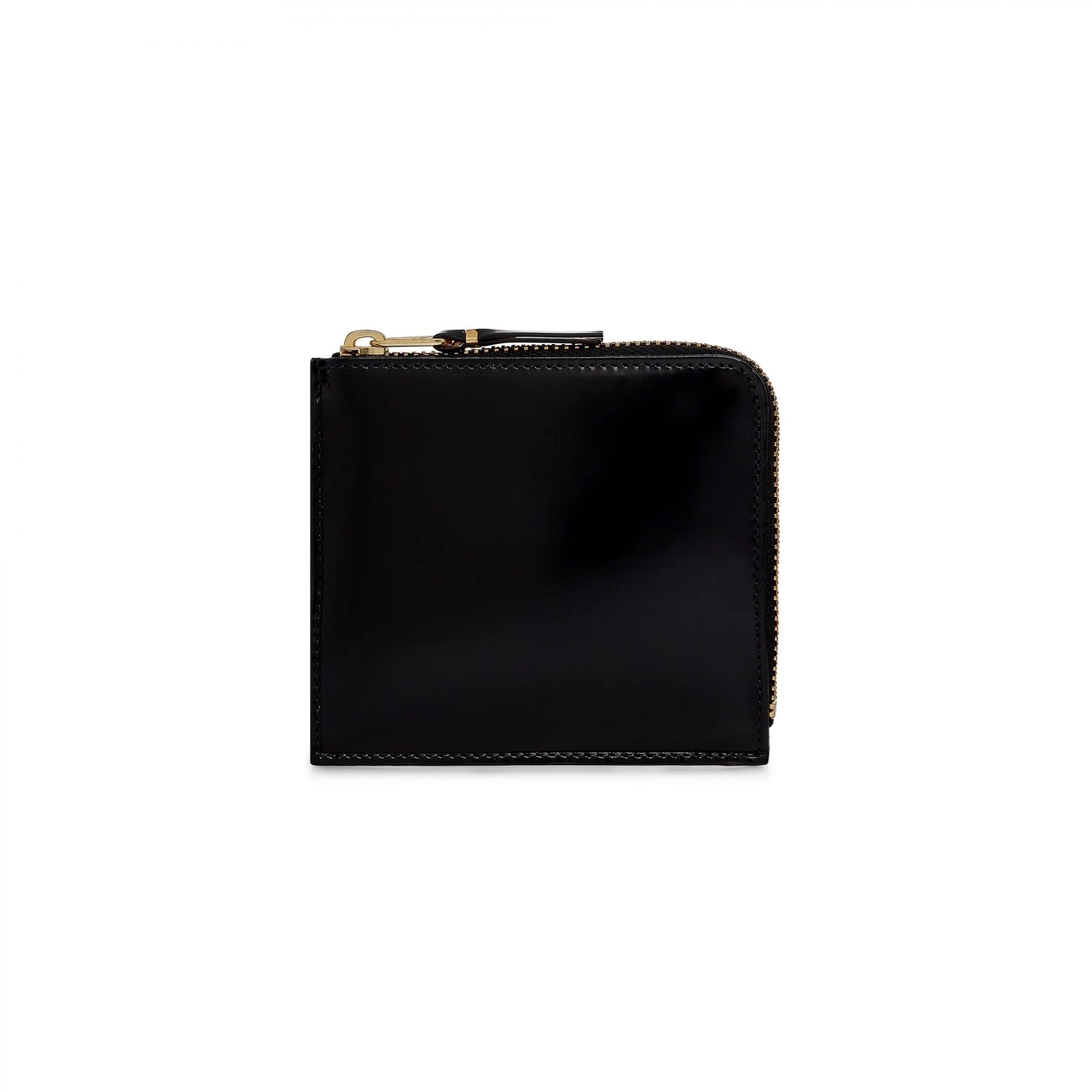 Comme des Garçons Wallet CDG Mirror Inside Side Zip Wallet Gold ...