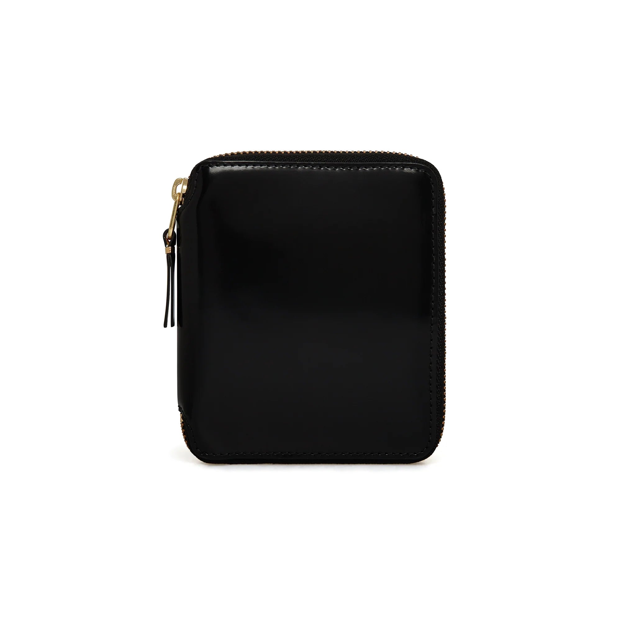 Comme des Garçons Wallet CDG Mirror Inside Full Zip Around Wallet Gold ...